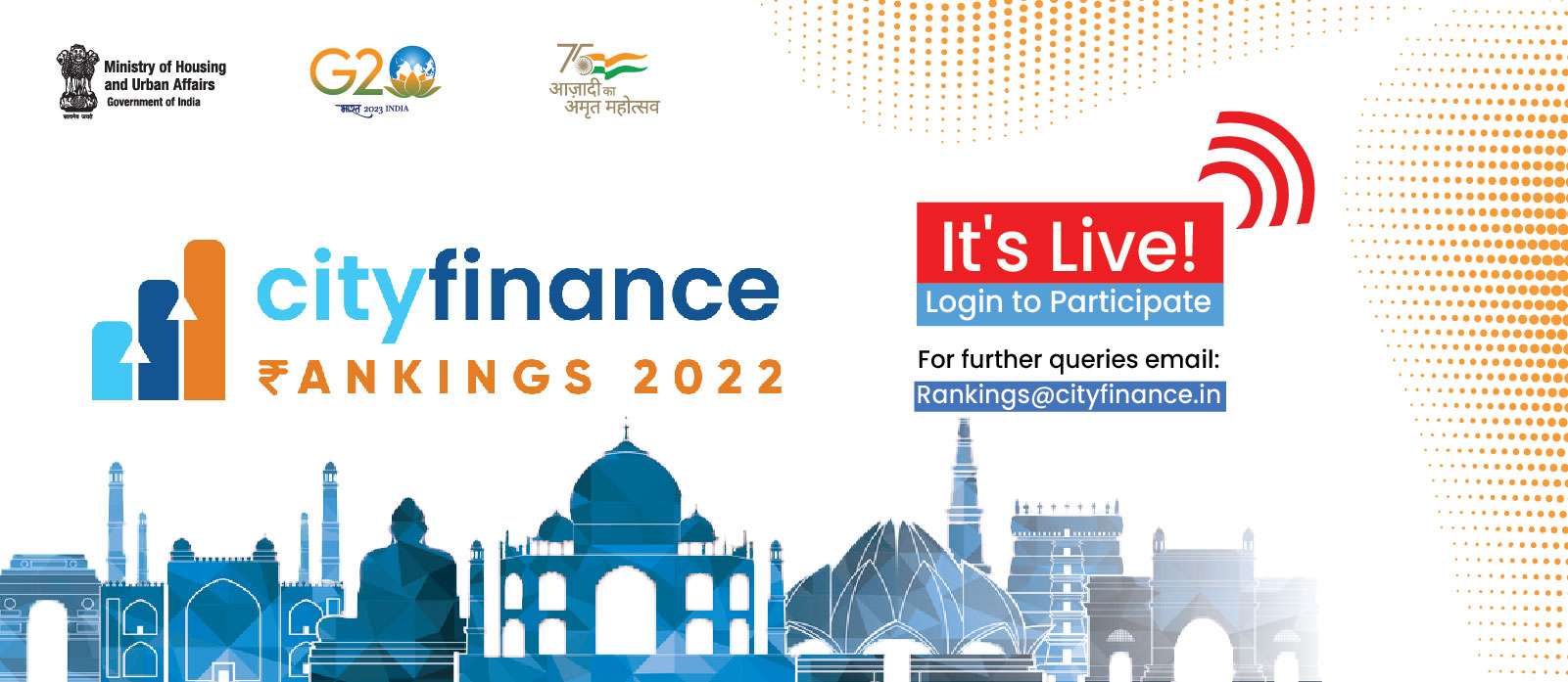 ‘సిటీ ఫైనాన్స్ ర్యాంకింగ్స్, 2022’ పోర్టల్ ప్రారంభం – Nijam Today