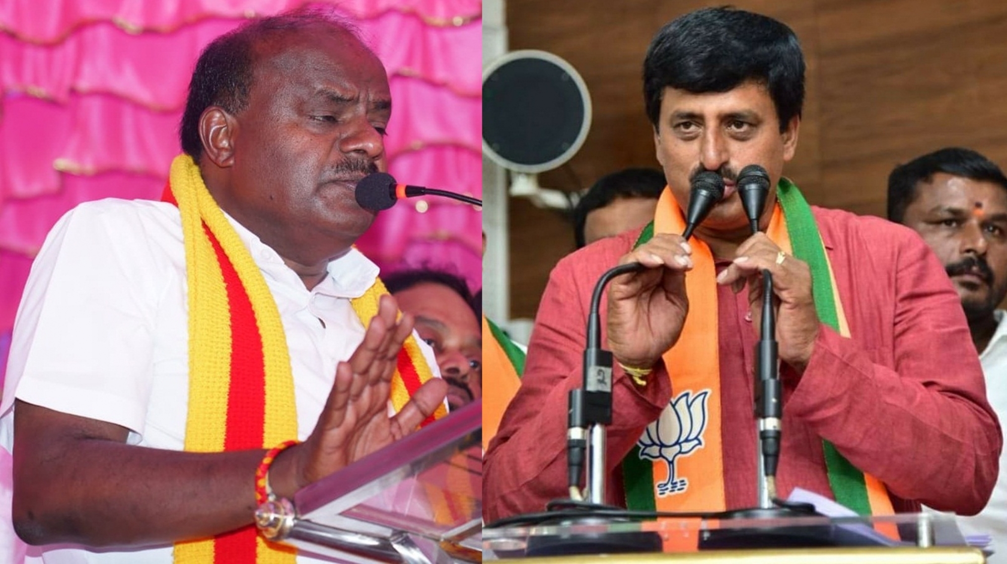 బిజెపి అభ్యర్థి నుండి కుమారస్వామికి తీవ్ర పోటీ – Nijam Today